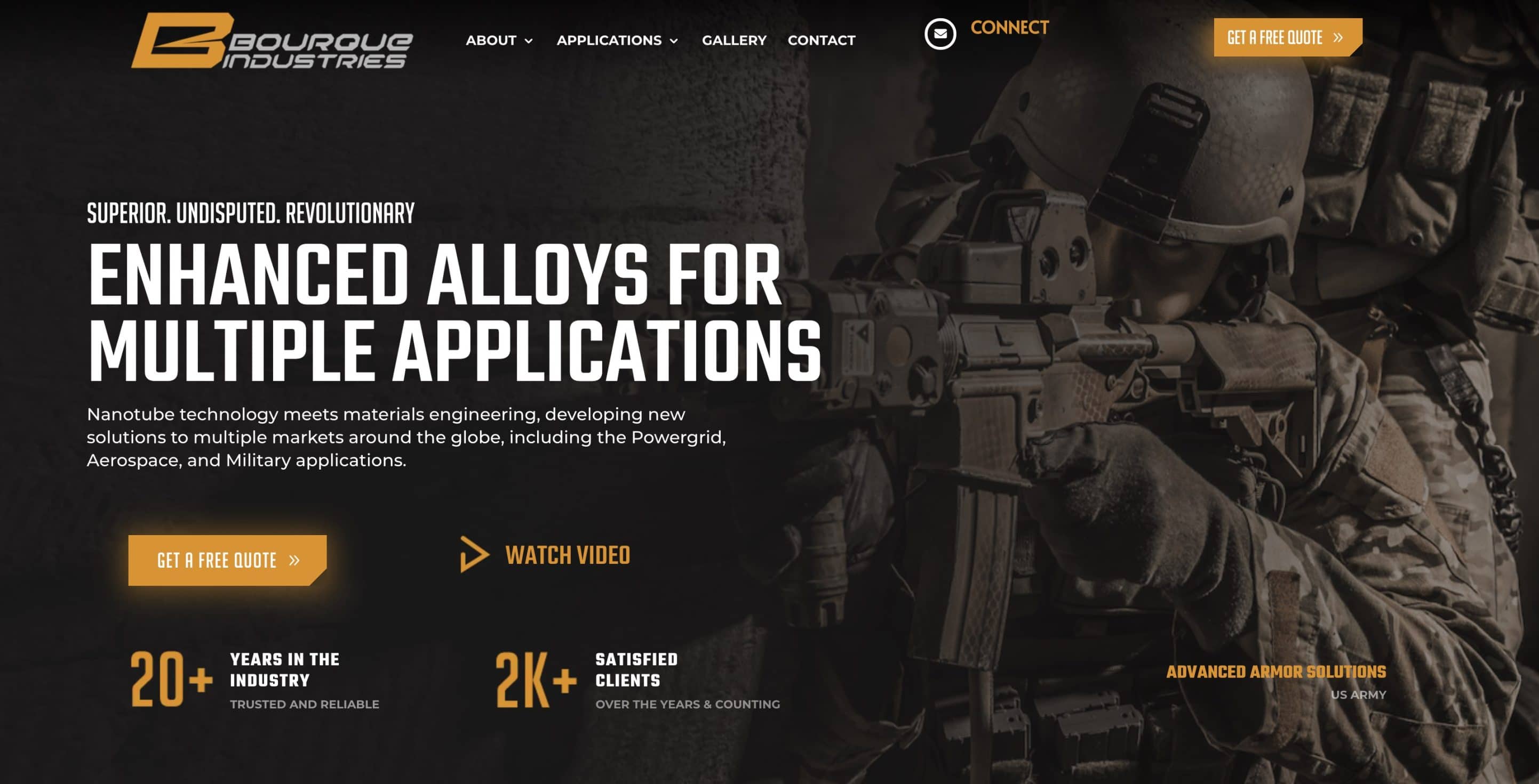 Bourque Industries, Kryron Enhanced Alloys for Super Metals